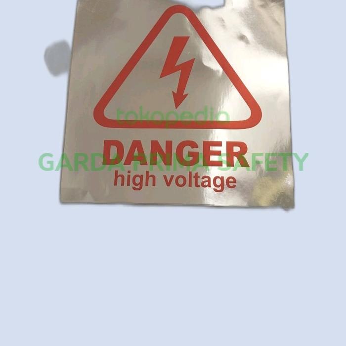 Jual STICKER DANGER HIGH VOLTAGE UK 15 X 15 CM - Jakarta Barat - GARDA ...