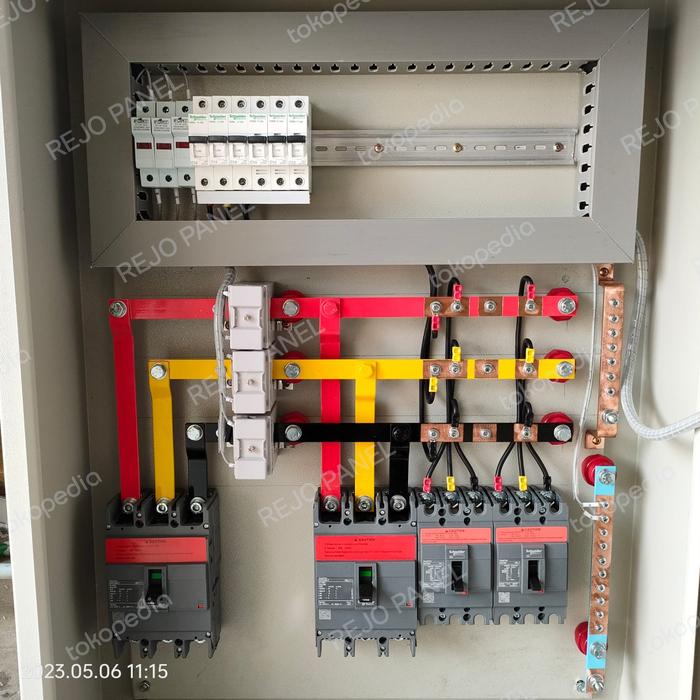 Jual panel mdp 3phase 250a - mccb ezc 3p 250a - mccb 3p ezc 125a ...