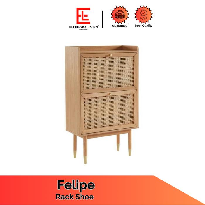 Jual rak sepatu susun minimalis kayu Felipe rack shoe minimalis ...