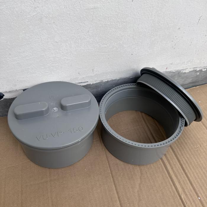 Jual Clean Out 6 Inch CO CM TAIWAN PVC Tutup Septic Tank Tebal AW ...