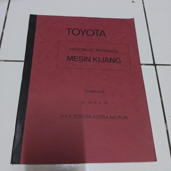 Jual Buku TOYOTA PEDOMAN REPARASI MESIN KIJANG fotocopy - Kota ...