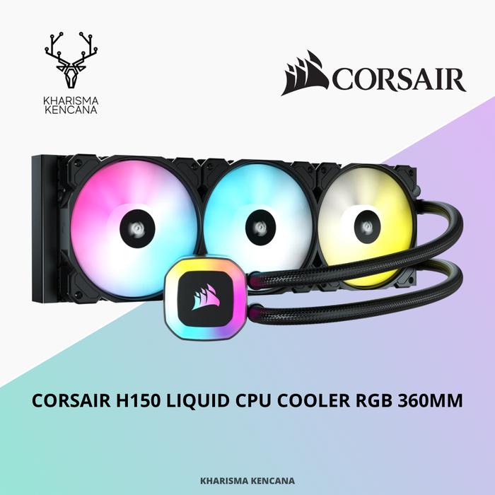 Jual CORSAIR H150 LIQUID CPU COOLER RGB 360MM - Kota Malang ...