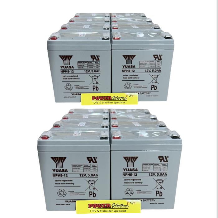Jual BATERAI RBC140 for UPS APC. 16X YUASA 12V 5 AH - Jakarta Pusat - Power solution pws | Tokopedia