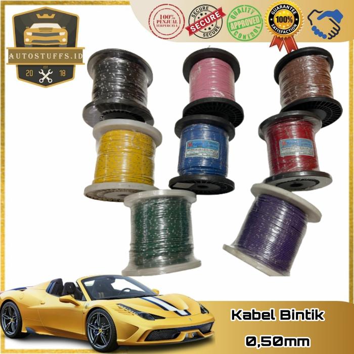 Jual Kabel Bodi Mobil/ Kabel Bintik Jepang Ukuran 0.5mm/Kabel Sikring ...