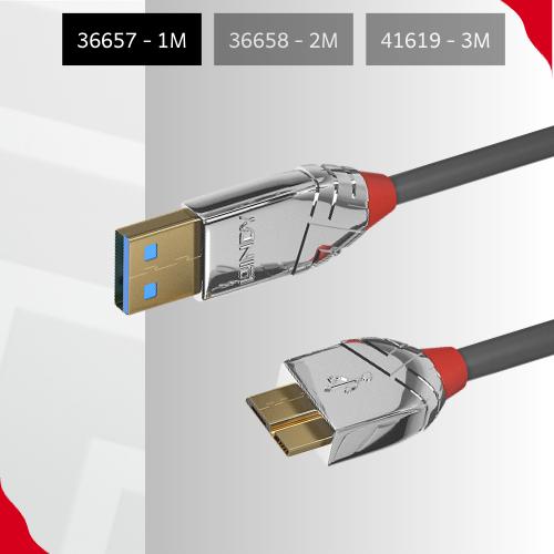 Jual Kabel Data USB 3.0 LINDY Type A to Micro B Cable Harddisk HDD ...