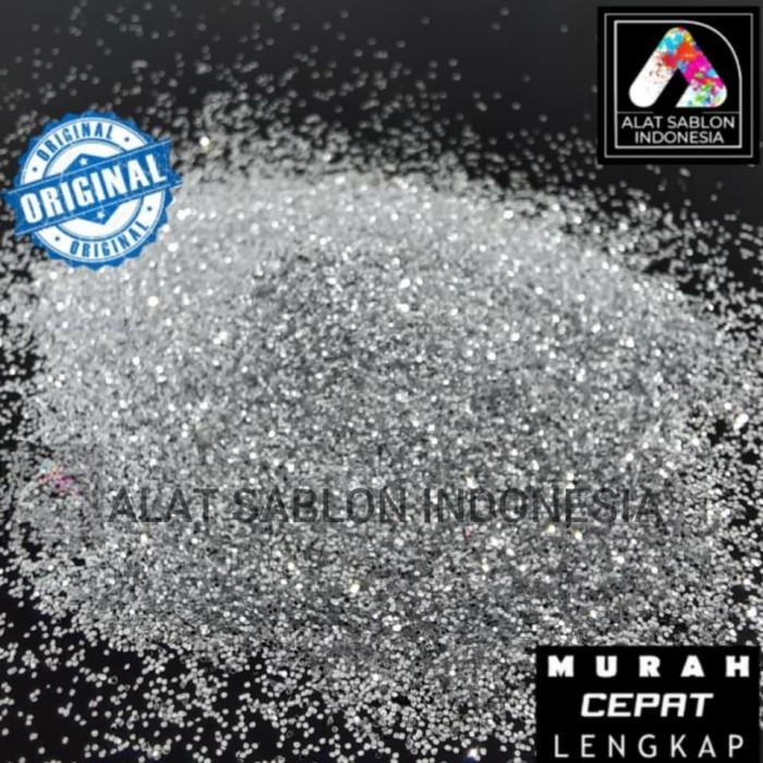 Jual SILVER GLITTER BUBUK GLITER POWDER 1KG ALAT SABLON - Jakarta Utara ...