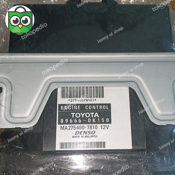 Jual Ecu komputer inova innova bensin manual 89666-0k150 - Jakarta ...
