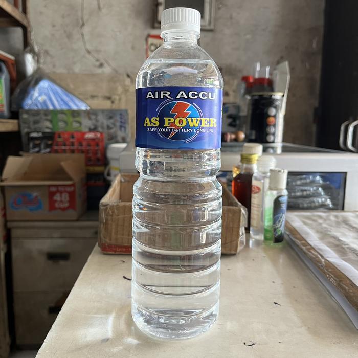 Jual Air Accu Aki Biru As Power 1 Liter - Harga per Botol - Kota ...