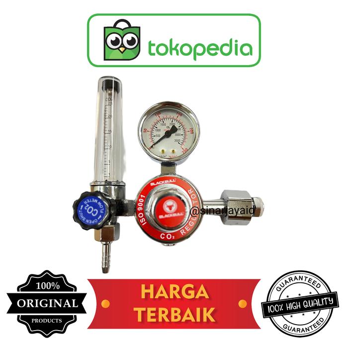 Jual Regulator CO2 Blackbull Regulator Gas CO2 Non Heater Regulator CO ...