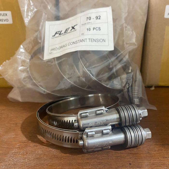 Jual Flex ProDrag Spring Tension Clamp Klem Selang Karet Silicone 2.25 ...