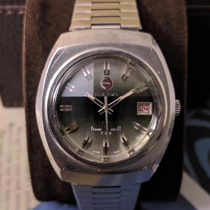 Jual JAM TANGAN ANALOG RARE VINTAGE RADO MANNHEIM 702 ORIGINAL SWISS ...