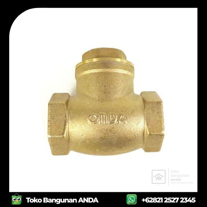 Jual CHECK VALVE / TABOK KLEP / ONDA BERBAGAI UKURAN - 1/2 INCH - Kota ...