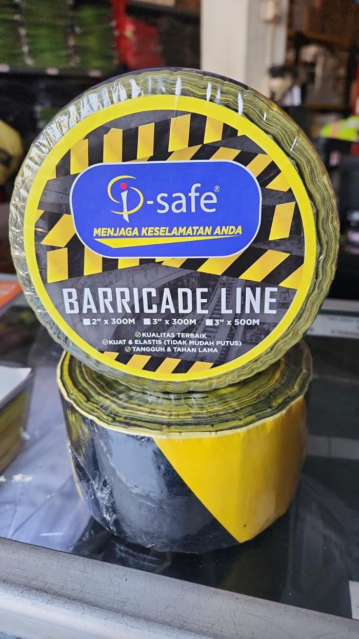 Jual Police Safety Line Kuning Hitam / Garis Polisi 3 3" Inchi x 300 ...