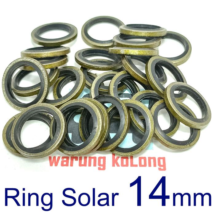 Jual Ring Solar 14mm seal karet washer gasket selang diesel hose baut 14 mm - Kota Balikpapan ...