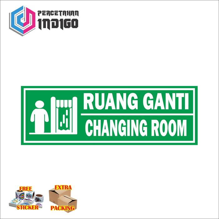 Jual plat alumunium rambu ruang ganti changing room - Kab. Bekasi ...