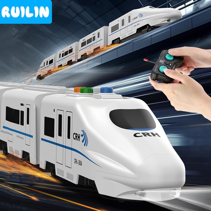 Promo RuiLin Mainan High Speed Train Remote Control RC Kereta Api Mobil ...
