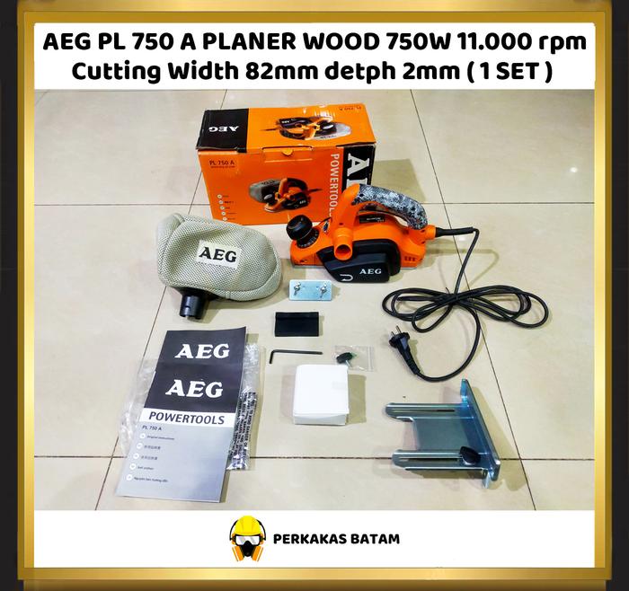 Jual AEG PL 750 A PLANER Mesin Ketam Kayu Serut Electric Wood PL750A ...