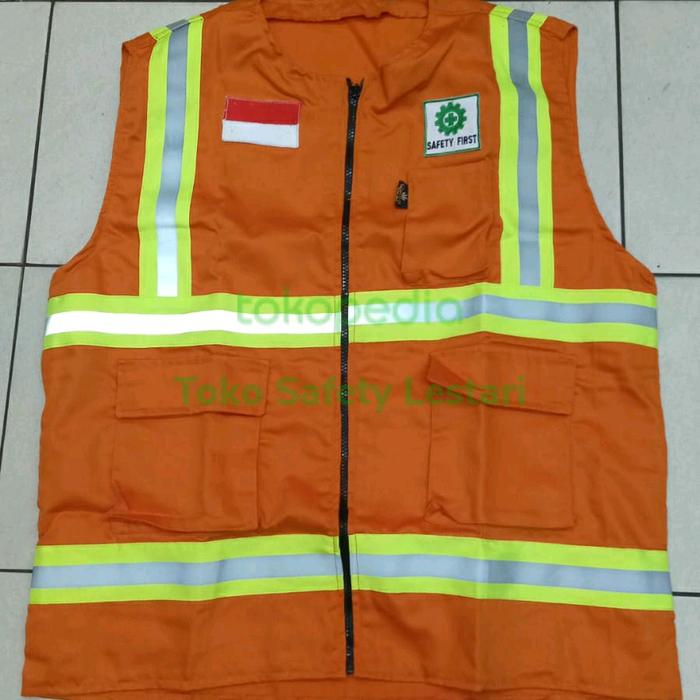 Jual ROMPI SAFETY UKURAN BESAR / SAFETY VEST JUMBO BIG SIZE /ROMPI ...