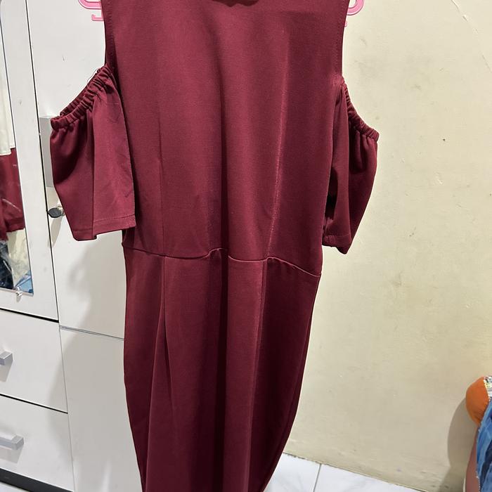 Jual Jrep dress merah - Jakarta Selatan - findra_shop | Tokopedia