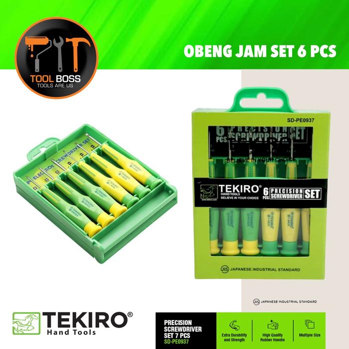 Jual TEKIRO OBENG SET 6 PCS - Jakarta Selatan - ToolBoss | Tokopedia