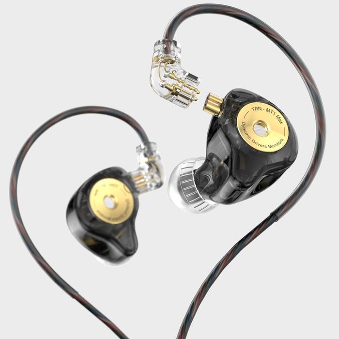 Jual Trn Mt1 Max Tuning Hifi Earphone Dual Magnet Driver Headset Iem ...