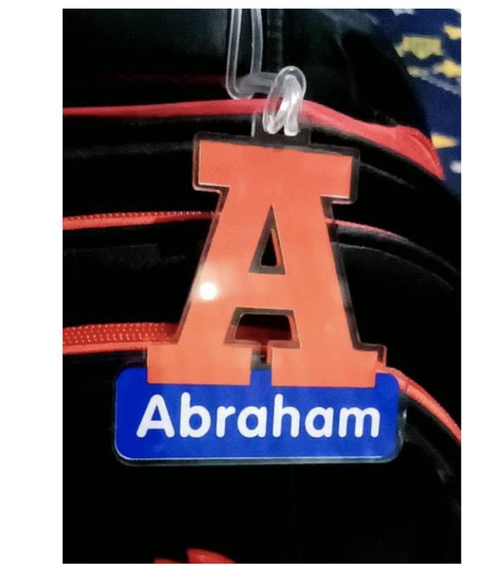 Promo Bag Tag Anak Custom Gantungan Tas Luggage Tag Akrilik Printed ...