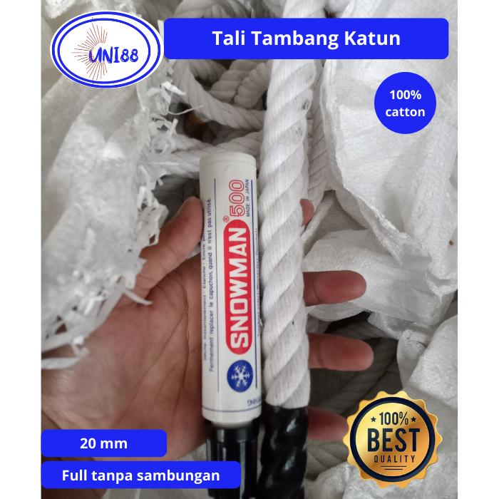 Jual Tali Tambang Besar 14mm 16mm 18mm 20mm 22mm 24mm Tali Katun ...