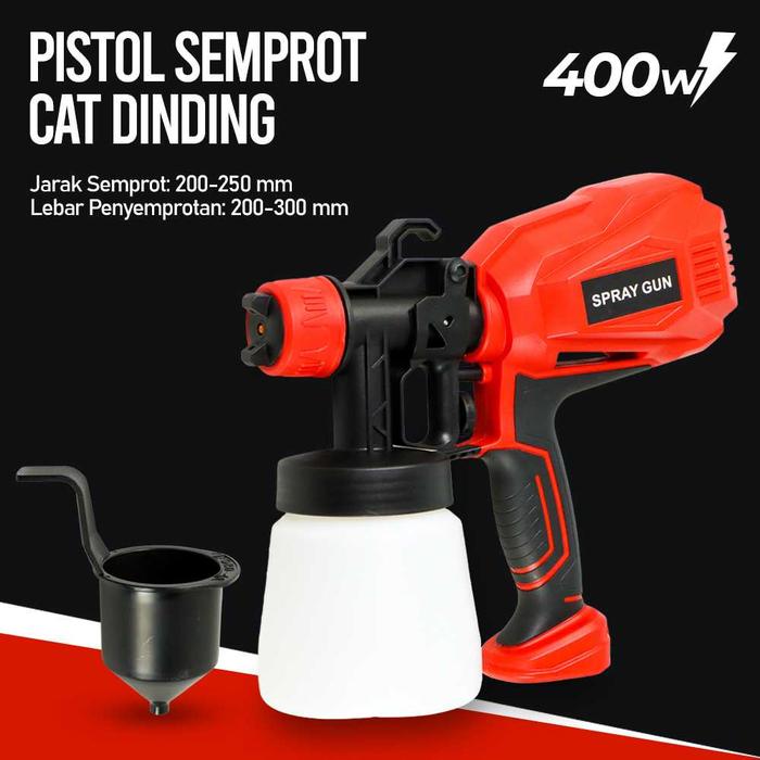 Promo Spray Gun Elektrik Semprot Cat Tembok Dinding Mobil Kayu ...