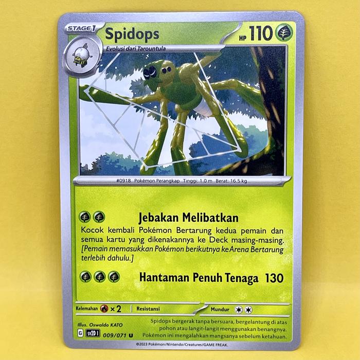 Jual SPIDOPS U 009 Kartu Pokemon SV2D Letusan Tanah - Kota Surabaya ...