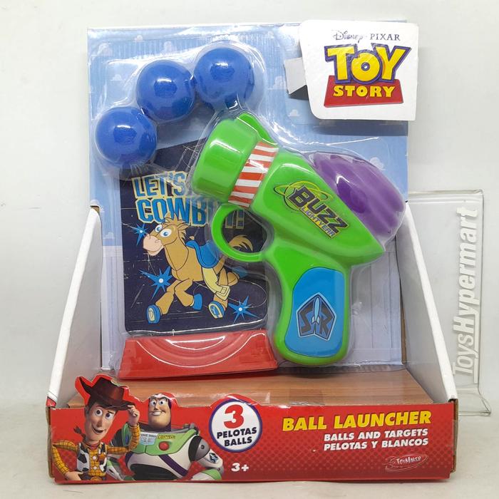 Jual ORI Buzz Lightyear Ball Launcher Gun Blaster Toy story Pixar Nerf ...
