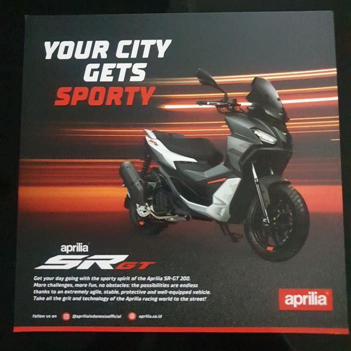 Jual Brosur Aprilia SR GT ( flyer ) - Kota Semarang - brosurotomotif.id ...