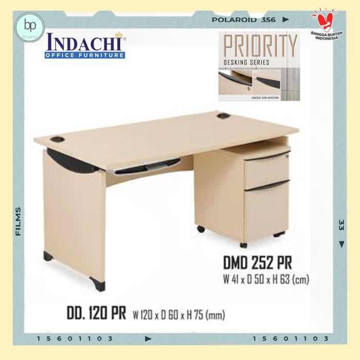 Jual Meja Kantor Indachi PRIORITY Series DD 120 PR-Meja Kerja 1/2 Biro+Laci - Jakarta Barat ...