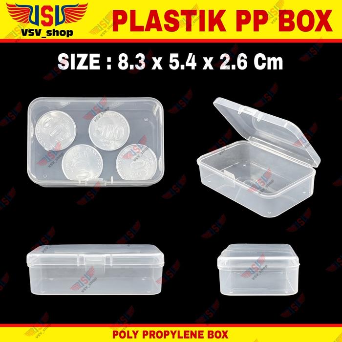 Jual Kotak Plastik Bening Kecil Box Plastik Box organizer Plastic Case ...