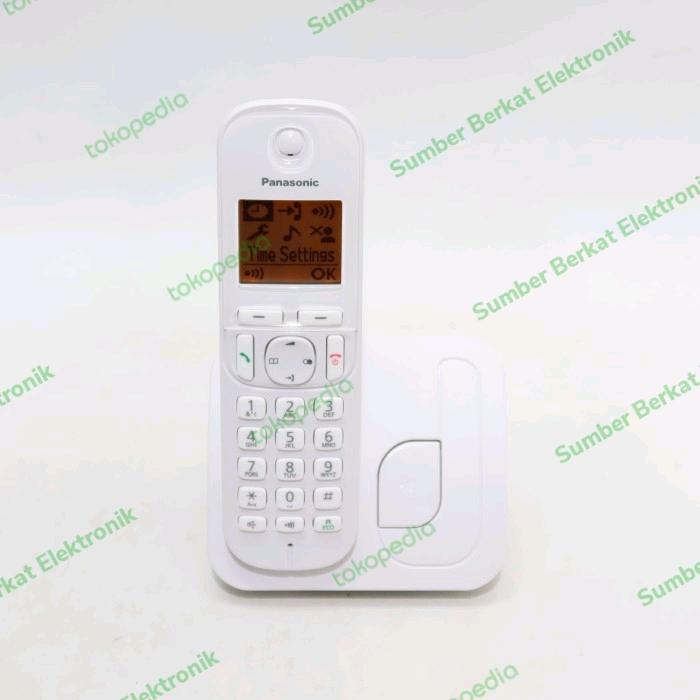 Jual Telpon Rumah Panasonic Telepon Wireless Panasonic KX-TGC210 Putih ...