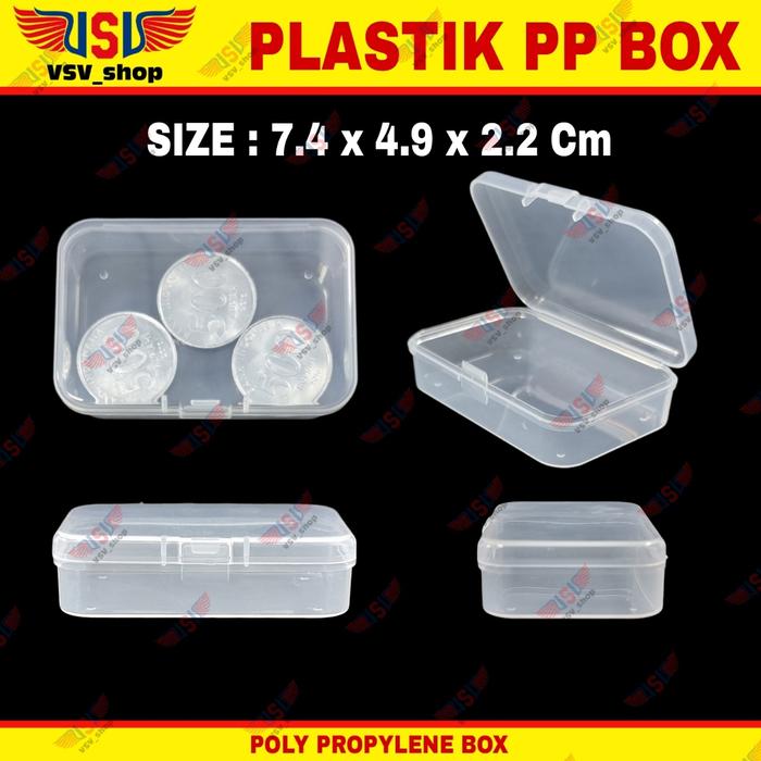 Jual Kotak Plastik Bening Kecil Box Plastik Box organizer Plastic Case ...