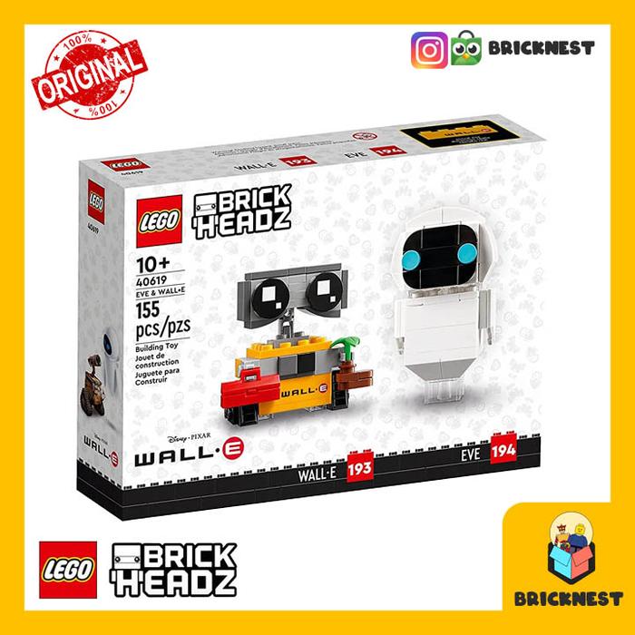 Jual LEGO Brickheadz Disney 40619 - Wall E & Eve - Jakarta Pusat ...