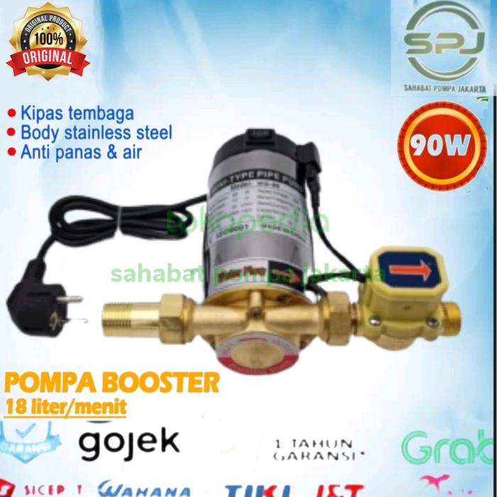 Jual Pompa booster mini Otomatis-90Watt pompa dorong air mini 90W ...