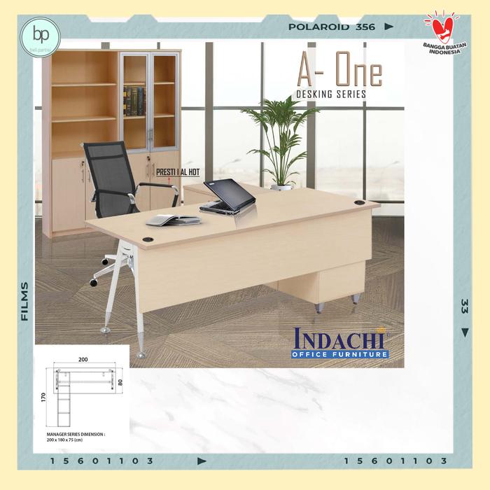 Promo Meja Kerja Direktur Indachi A-ONE Series-Meja Executive ...