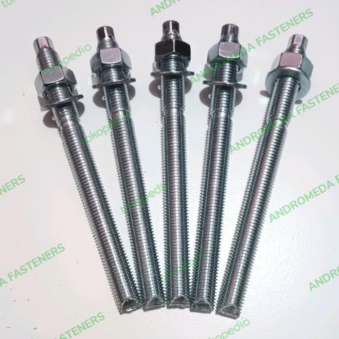 Jual CHEMICAL ANCHOR M16x190 / STUD BOLT / CHEMICAL ANGKUR M16x190 ...