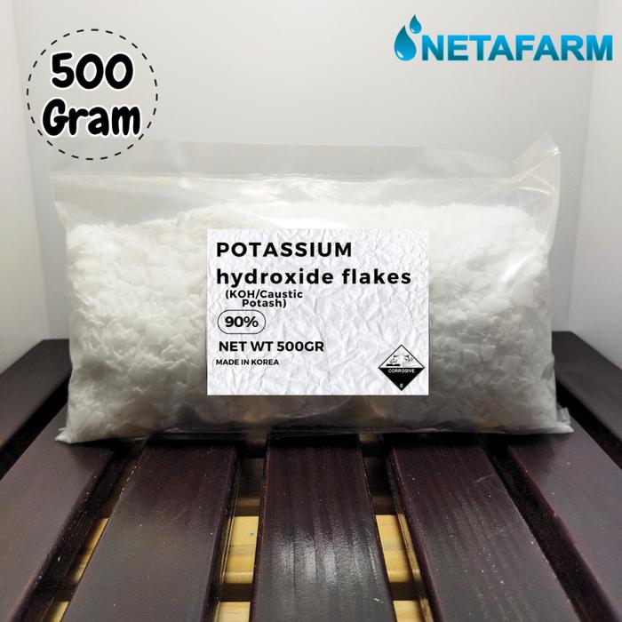 Jual KOH Kalium Hidroksida Potassium Hidroxide Hydrate - 500gr - Kab ...