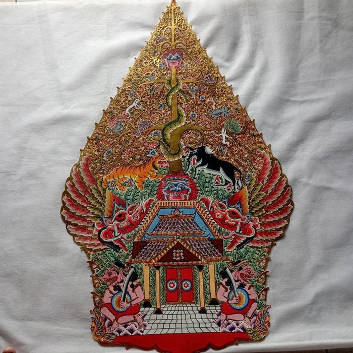 Jual Wayang Alusan Kulit Kerbau Asli Gunungan Kayon Jumbo Bahan Premium ...