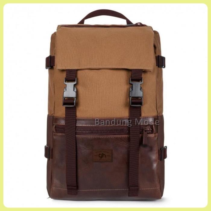Jual Tas Ransel Backpack Sekolah Kuliah Wanita Cewek Kanvas Kombinasi ...
