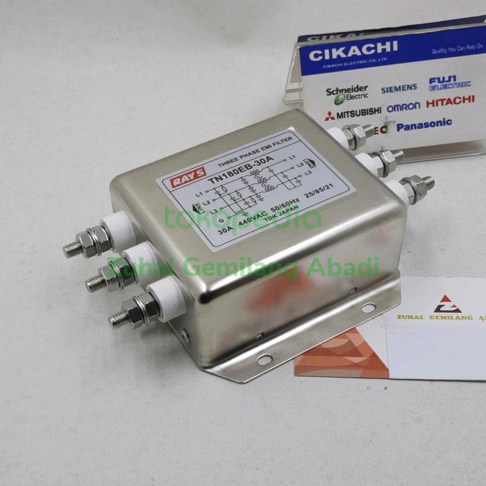 Jual THREE PHASE EMI FILTER (30A/440V), NOISE FILTER, RAY'S - Jakarta ...