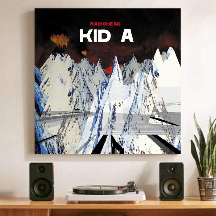 Jual " Radiohead, Kid A " Poster Kayu (30x30) - Kota Tangerang Selatan ...