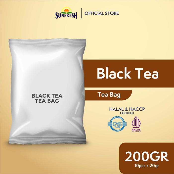 Jual Black Tea Jumbo Tea Bag 200 gr - Teh Kantong Celup Isi 10 pcs ...