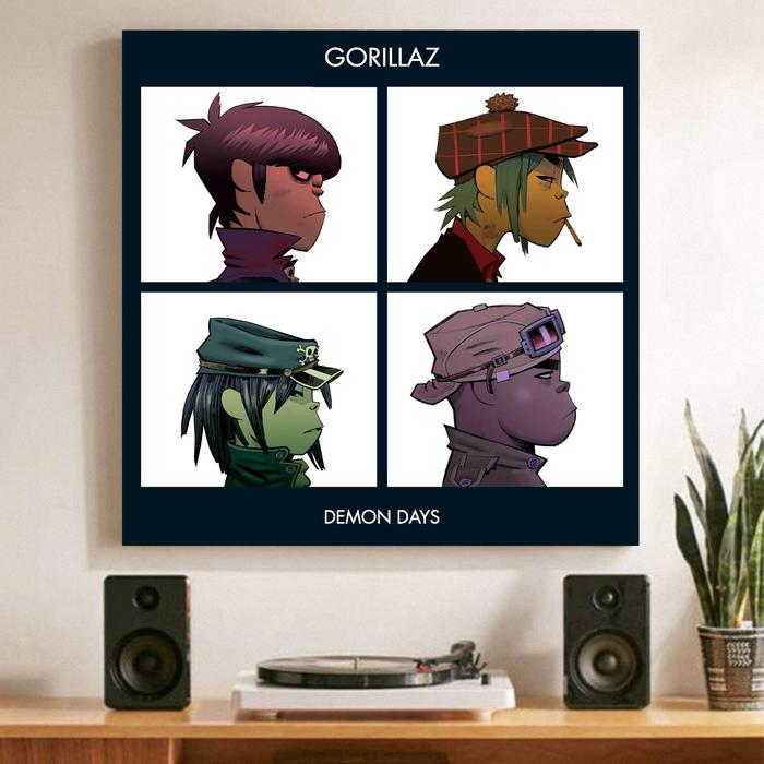 Jual " Gorillaz, Demon Days " Poster Kayu (30x30) - Kota Tangerang ...