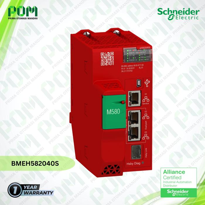 Jual Schneider Processor module M580 Safety SIL3 - Level 2 BMEH582040S ...