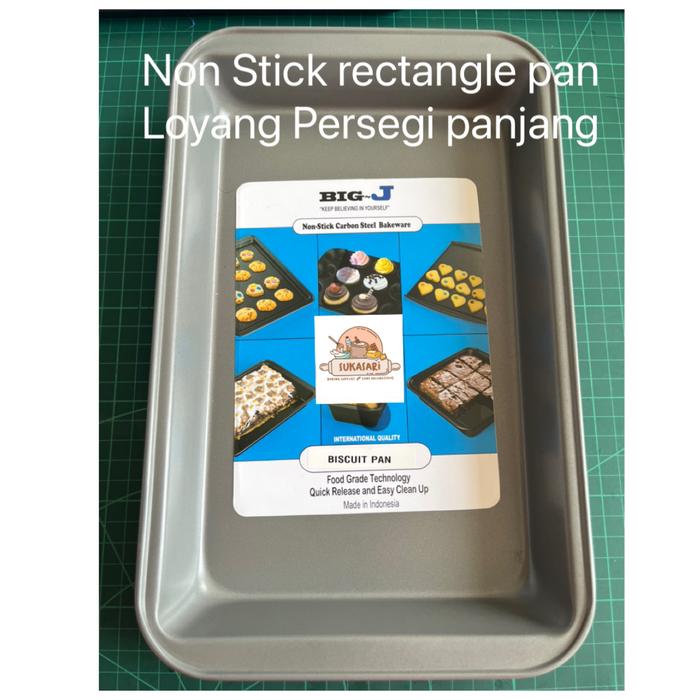 Jual Pan Teflon Rectangle persegi 32.5x20 tinggi 4 cm loyang non stick ...