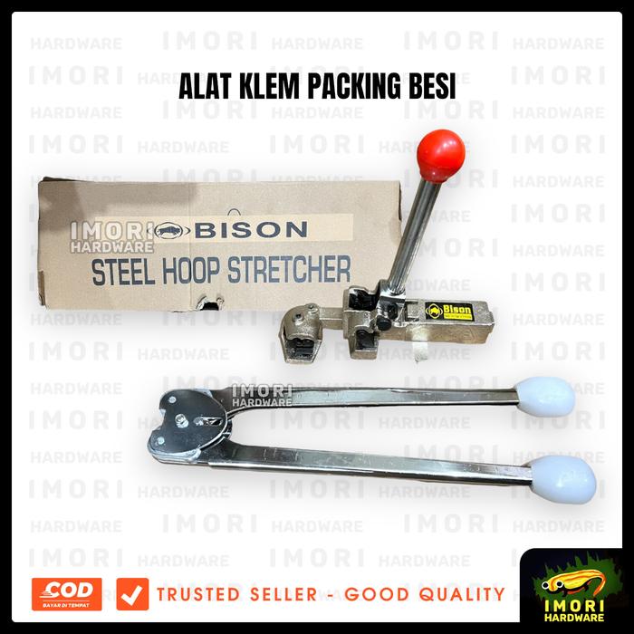 Jual BISON Alat Klem Packing Besi 5/8" KF8008 Plat Besi Mesin Manual ...