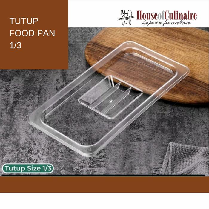 Jual Tutup Food pan Polycarbonate 1/3 Tutup Cover Gastronom PC Plastik ...